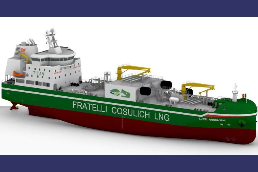 Fratelli Cosulich charters LNG bunker vessel “Alice Cosulich” to Titan ...