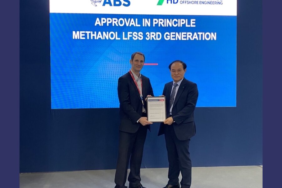 KSOE secures ABS AiP for low-flashpoint methanol fuel supply system | Manifold Times