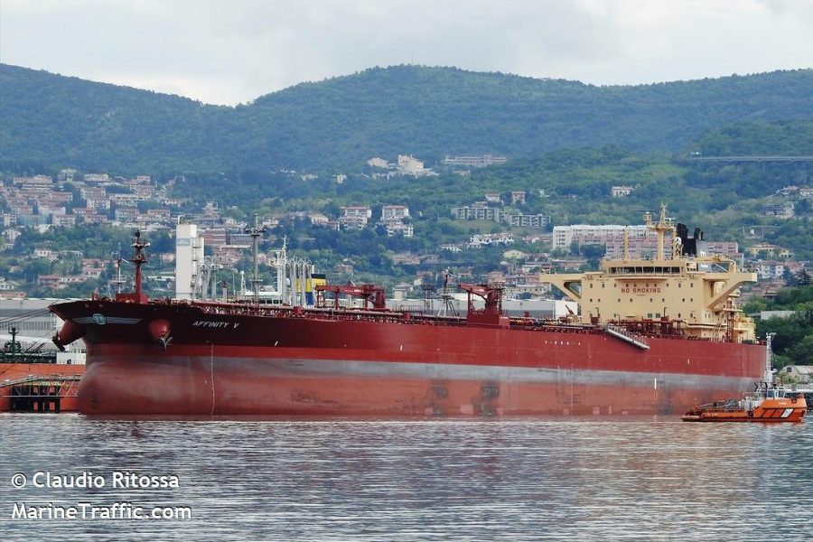 Singapore-flagged tanker “Affinity V” refloated after running aground ...