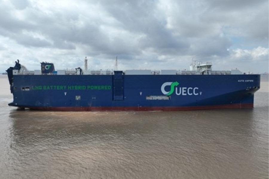 UECC takes delivery of third LNG battery hybrid PCTC “Auto Aspire” from ...