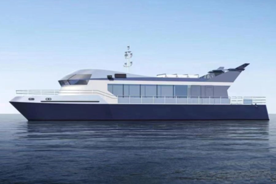 China starts constructing first hydrogen-powered electric ferry in ...
