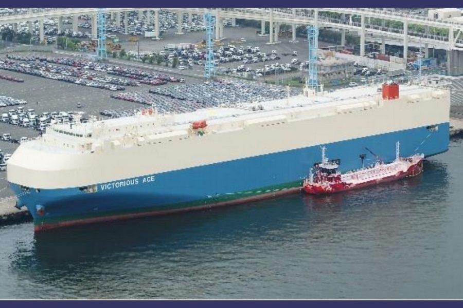 World’s first pure battery bunker tanker “Asahi” completes first car ...