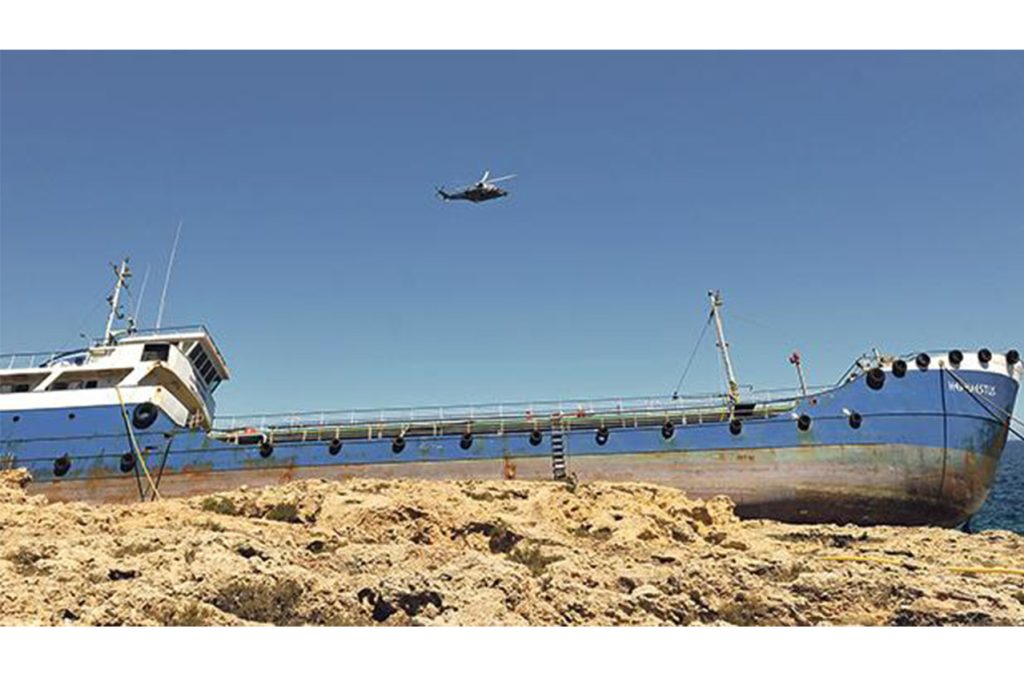 Malta: Progress made for beached bunker tanker removal | Manifold Times