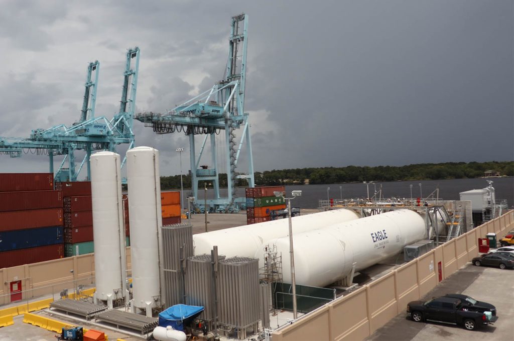 JAXPORT LNG bunkering facility nears completion | Manifold Times