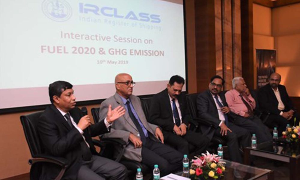 India: IRClass hosts talks on IMO 2020 and GHG emissions strategy ...