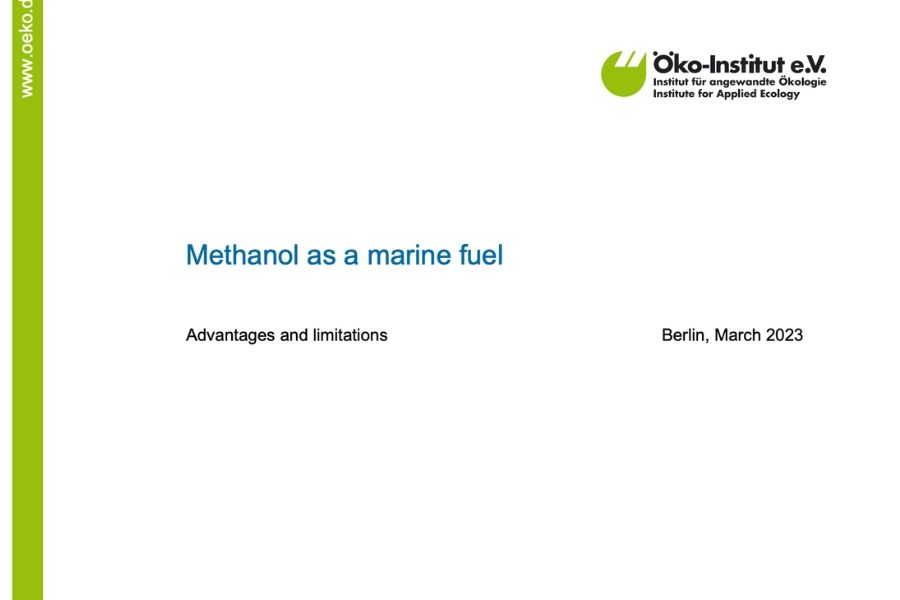 NABU study shows methanol as bunker fuel can make ocean shipping more climate-friendly ...