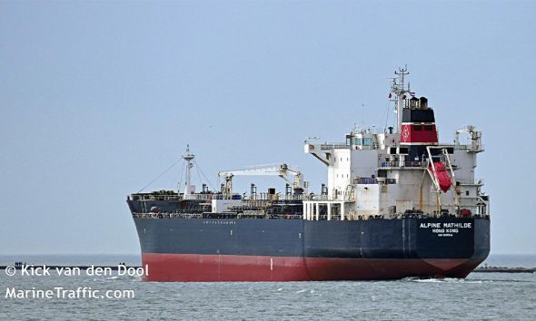 Malaysia: “Alpine Mathilde” arrested at Port of Tanjung Pelepas over naphtha cargo | Manifold Times