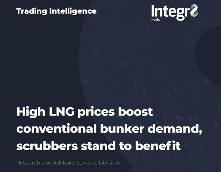 Integr8 Fuels: High LNG prices boost conventional bunker demand ...