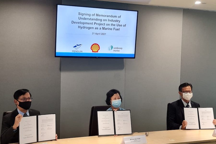 SMW 2021: Shell and Sembcorp Marine to trial hydrogen fuel cell with ...