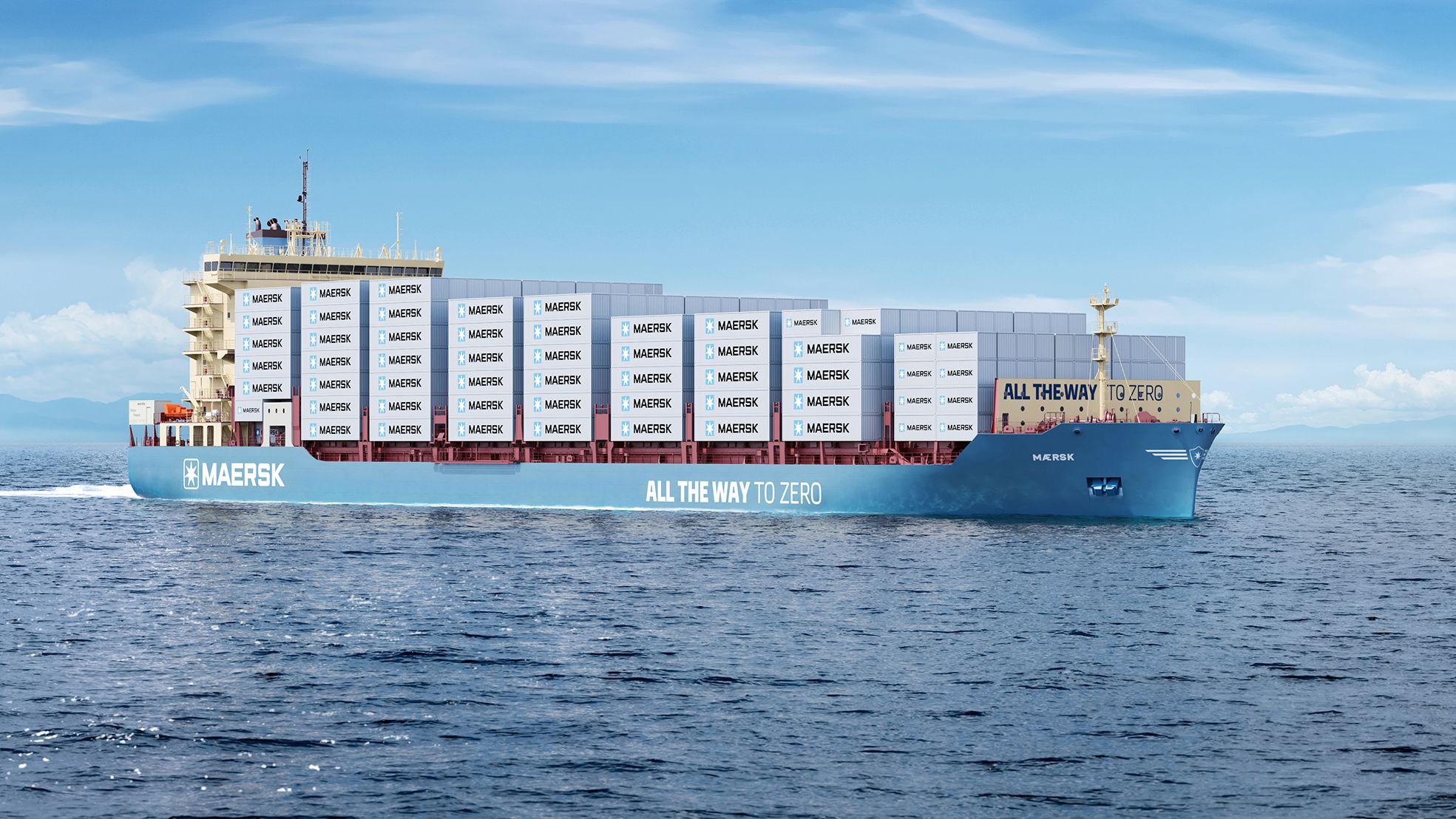 Maersk unveils design of its new methanol dual fuel container ship ...