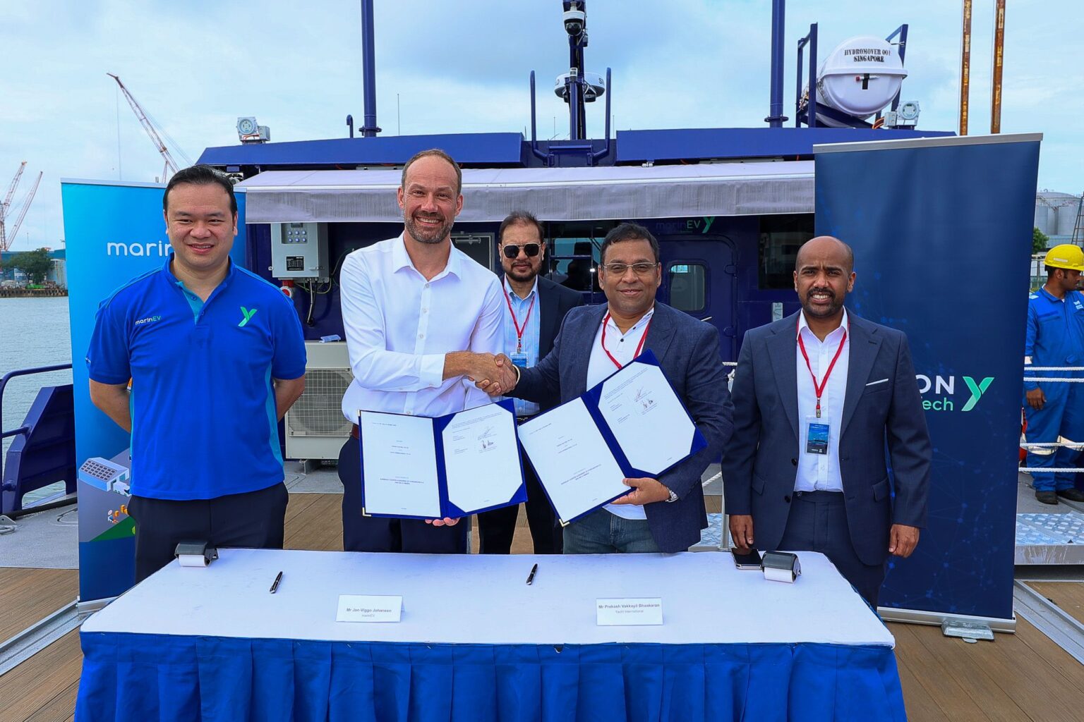 Singapore-based Yinson GreenTech unveils fully electric cargo vessel ...